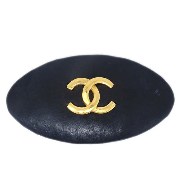 CHANEL | Accessories | Chanel Hair Barrette Black 5 47876 | Poshmark